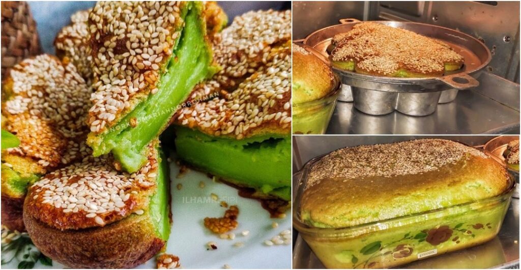 Resipi Kuih Bakar Pandan Istimewa. Lemak Manis & Lembut! – ILHAMRESIPI